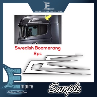💥 NEW 💥 Swedish Boomerang Sticker 1Set | Lori Truck | Sticker + FREE ...