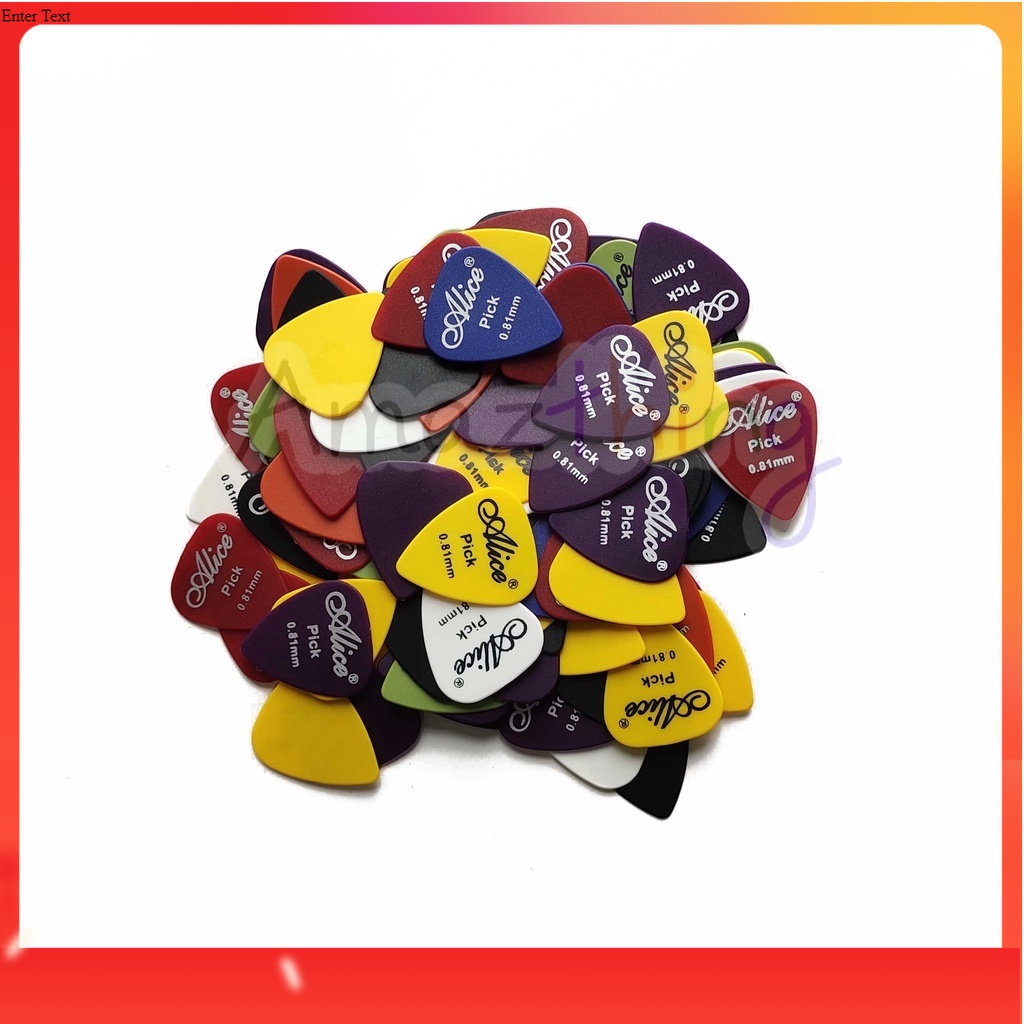 (Ready Stock) Alice 1pc ABS Guitar/Ukulele Pick Plectrum 0.58/0.71/0.81 ...