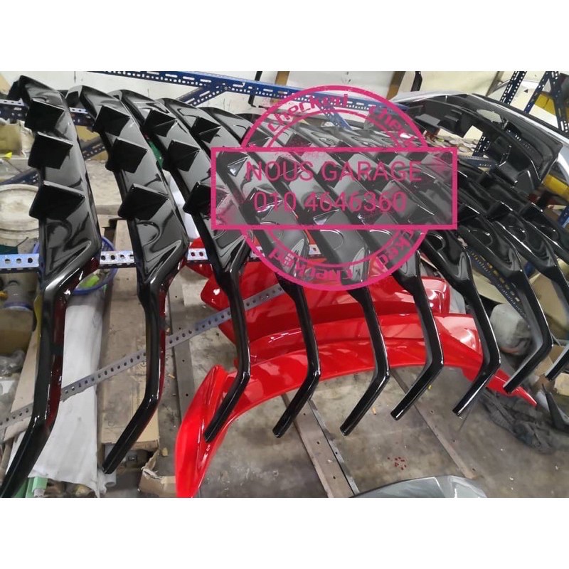 [ Myvi Gen3 PreFacelift ] - Rear Diffuser V1 PU Material Ready Stock ...