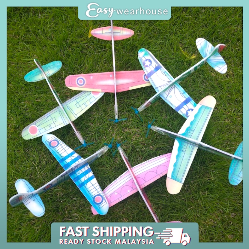 EASY WEARHOUSE Childhood flying gliders SMALL Plane Hand Throwing ...