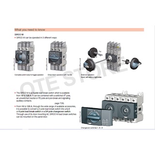 Socomec Sirco M2 Type 32A /40A /63A /100A 3 Pole / 4 Pole Isolator with ...