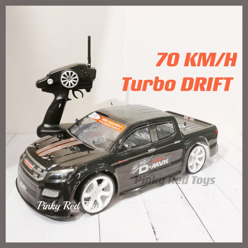 TURBO 4WD RC Car DRIFT HILUXX DMAXx 2.4g 9v scale 1.10 70km/h big saiz ...