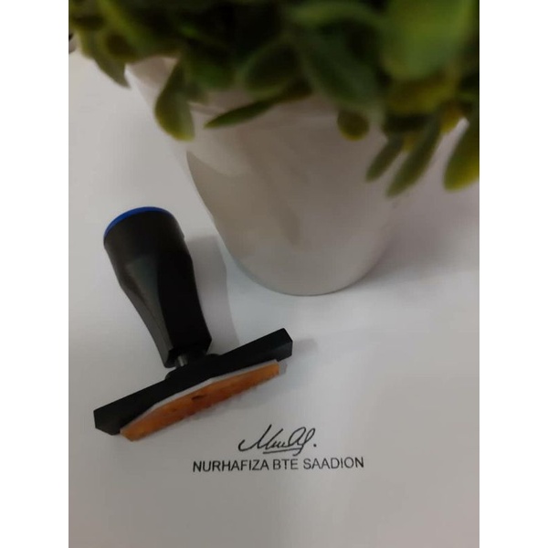 Cop Nama Rumi Jawi / Rubber stamp / Cop company / Cop alamat / Cop ...