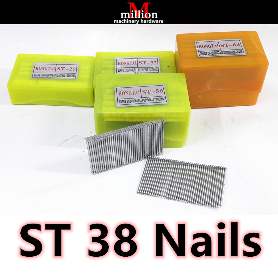 ST38 Manual Nail Gun Woodworking Nailer Wainscoting Concrete Furniture Floor Sofa Picture ...