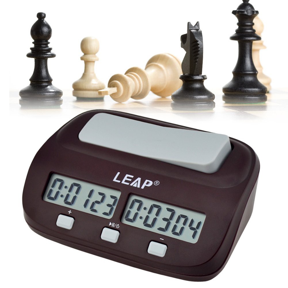 LEAP PQ9907S Chess Game Clock Timer Digital Chess Alarm Clock Two LED Screen | Shopee Malaysia