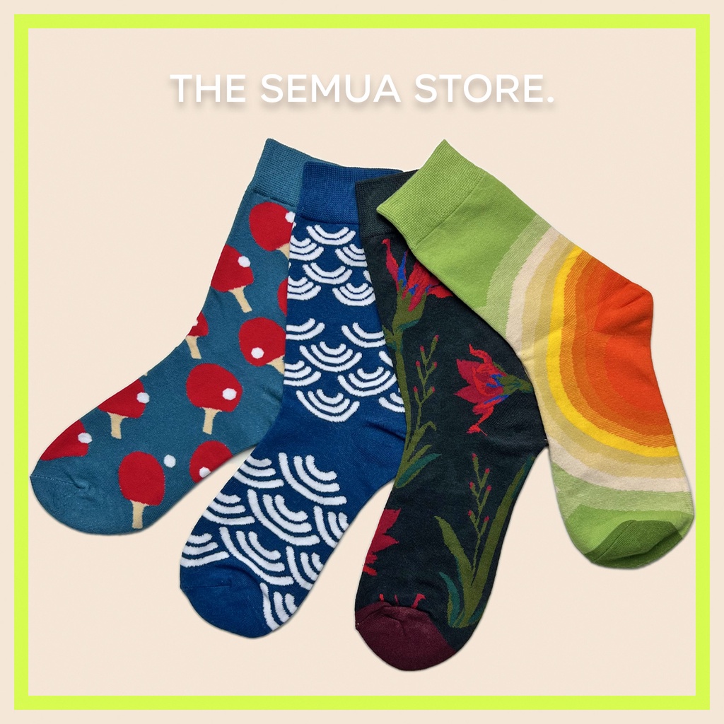 The Semua Store. Unisex Men Women Socks Stokin Unique Design Stocking ...