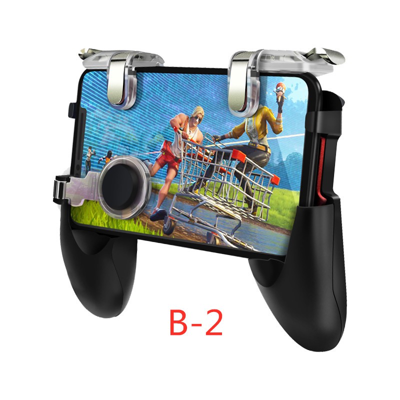 Mobile Phone Gaming Controller Trigger For PUBG Mobile Games Gamepad Fire Button Joysticks ...