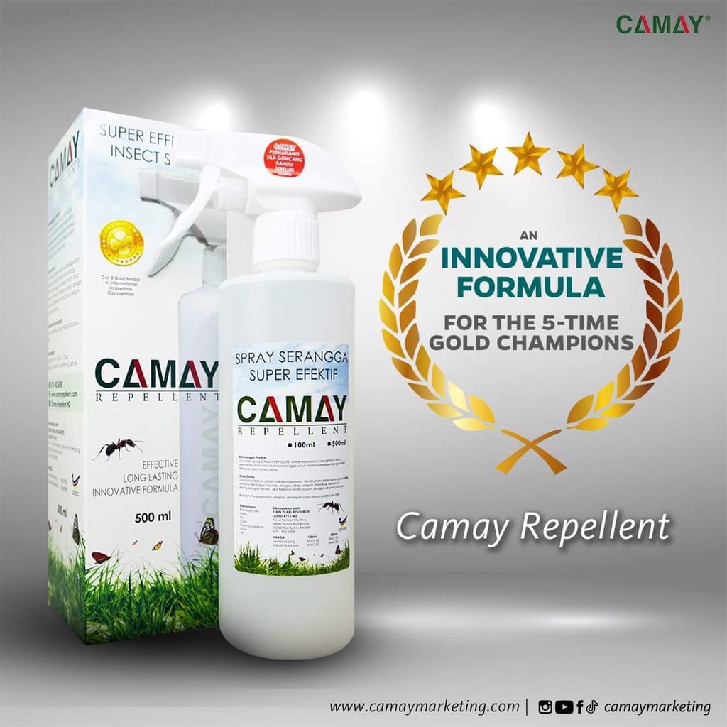 🔥CAMAY🔥 SPRAY KAMITETEP, ULAT DINDING, KUTU DAN SERANGGA!! | Shopee ...