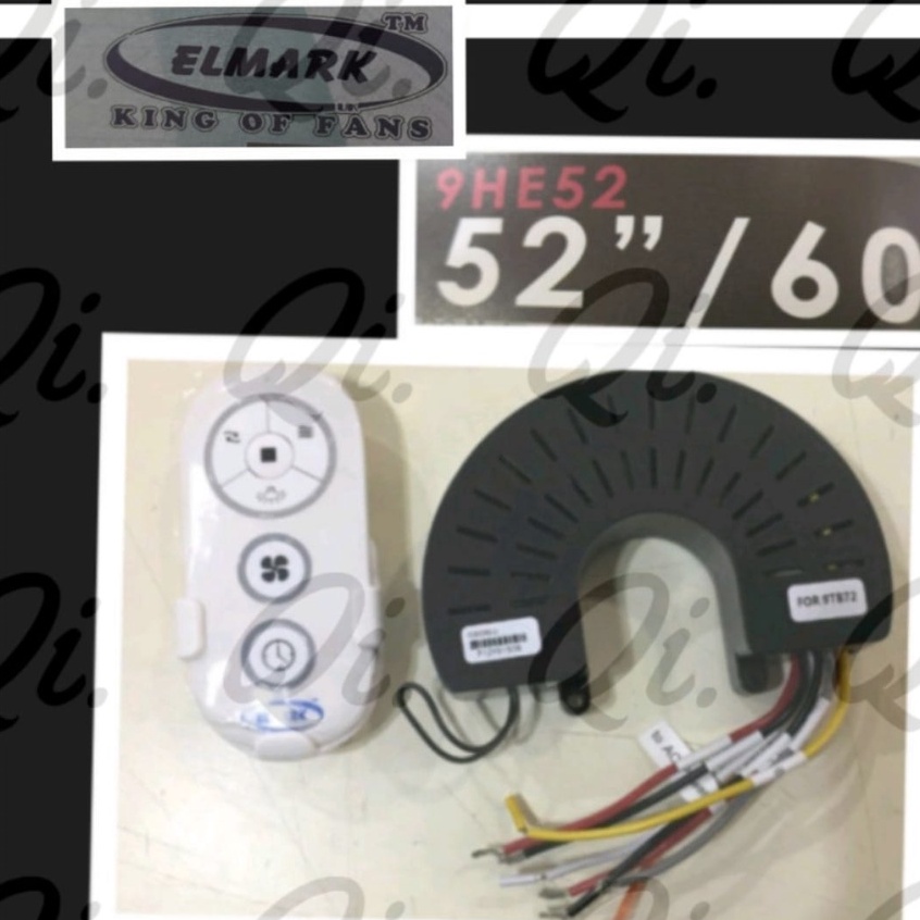 ELMARK 9HE52 DC Motor Ceiling Fan PCB+Remote Control | Shopee Malaysia