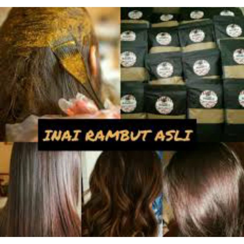 💯ASLI | SERBUK INAI RAMBUT 📍 | Shopee Malaysia