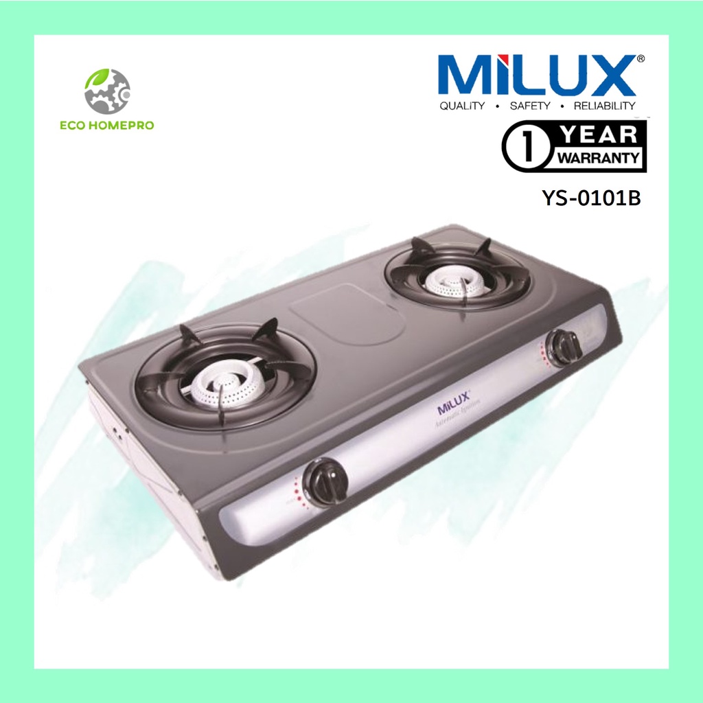 Milux Table Top Gas Cooker Stove YS-1010B | Shopee Malaysia