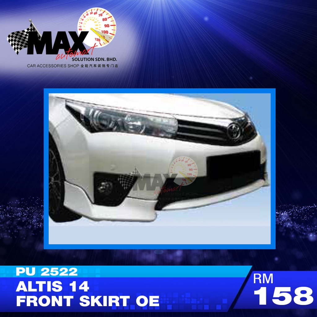 TOYOTA ALTIS 2014 OE PU BODYKIT | Shopee Malaysia