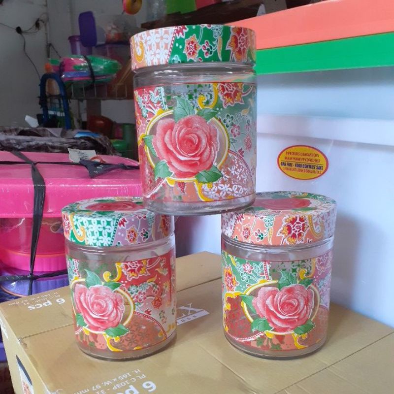 Eid jar/Event jar/Eid al-Fitr jar, beautiful glass with floral motifs ...