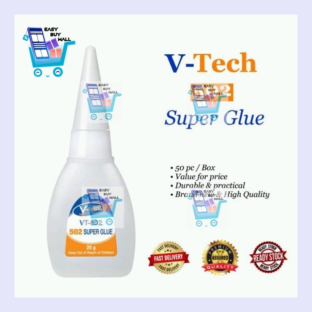 Vtech Super Glue 502 super glue 20gm super glue | Shopee Malaysia
