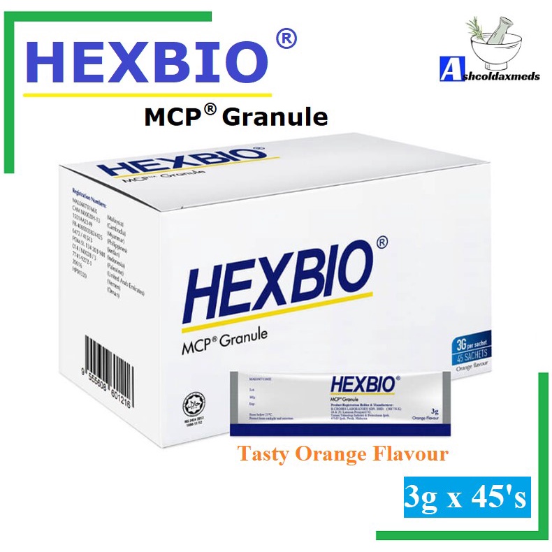 Hexbio Granules 3Gx45s or 3Gx14s (Pre and Probiotics) Gastrik/Angin ...