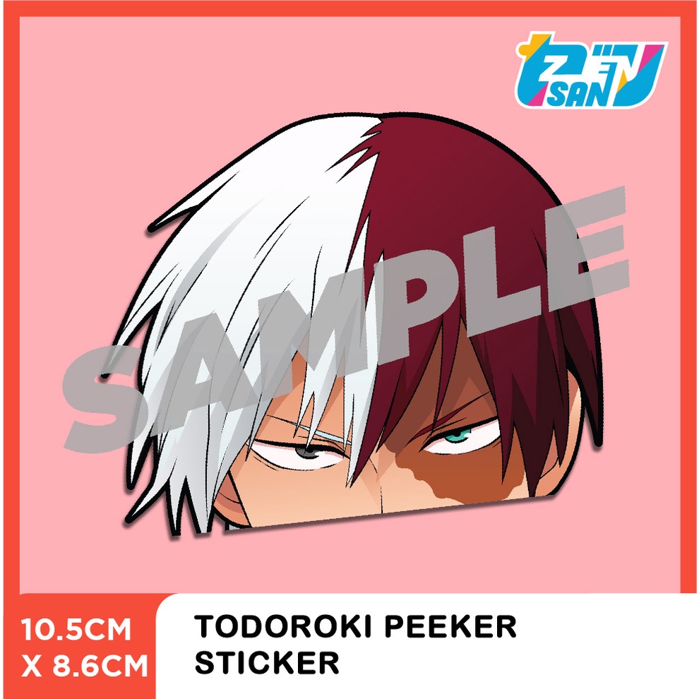Boku No Hero Academia Peeker Sticker | Shopee Malaysia