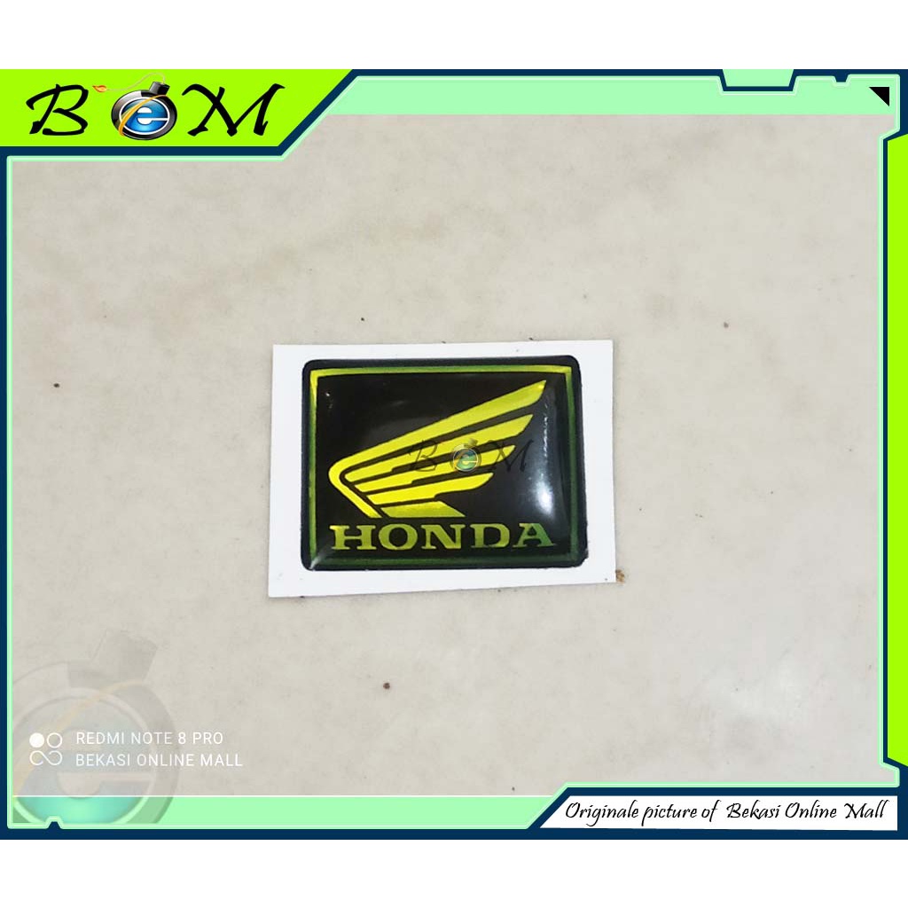 Honda matic sport Duck gold speedometer resin logo emblem Badge Sticker ...