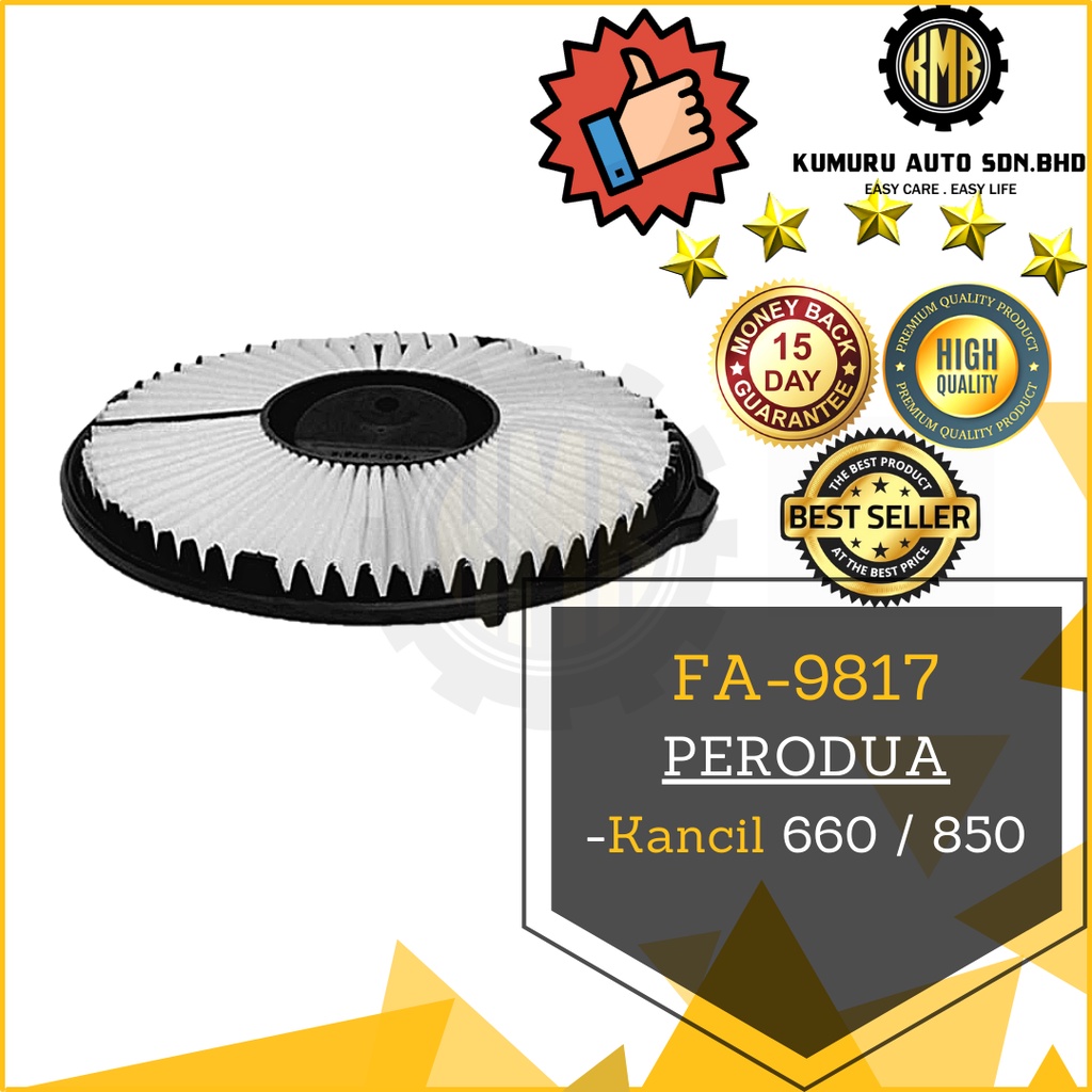 Air Filter Perodua Kancil 660 850 - FA-9817 / 17801-87214-000 / 17801 ...