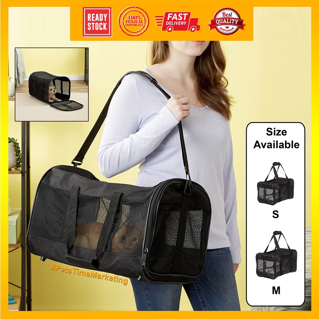 Cat Bag / Pet Carrier Foldable Cat / Dog / Beg Kucing Anjing / Cat Dog ...