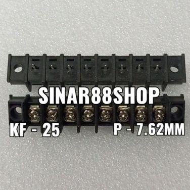 Terminal BLOCK KF25 8p KF-25 KF 25 8 feet 8 pin USES SCRUP BOLT EARS ...