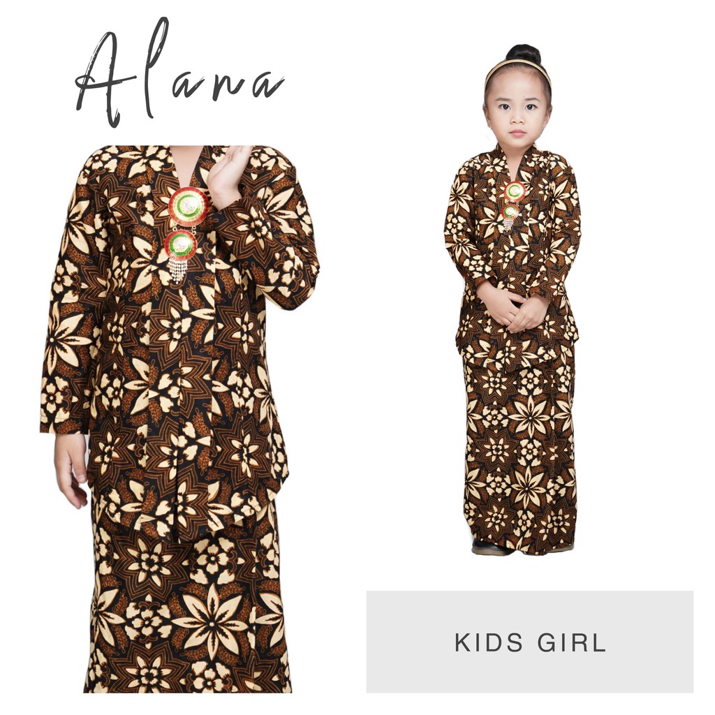 Rossa Collections Baju Kebaya Moden Batik - Alana For Kids Girl ...