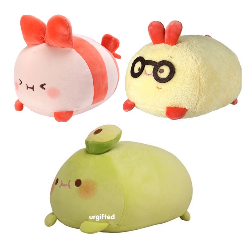 Vitality Cafeteria Plush Toy by Miniso (Avocado Butterfly Shrimp ...