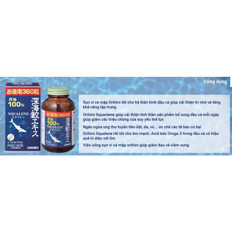 Orihiro Shark Cartilage Pills 360 pills - domestic Japan. | Shopee Malaysia