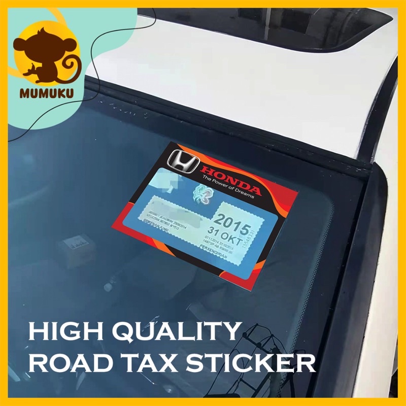 Roadtax Sticker Kereta Vehicle Roadtax Sticker Proton Perodua ...