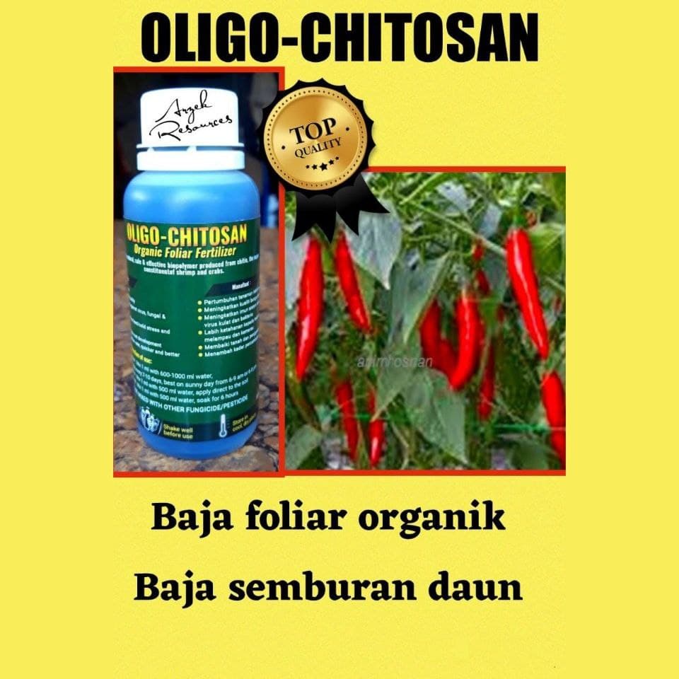 Oligo chitosan High Quality/Organic foliar fertilizer/Kitosan baja ...