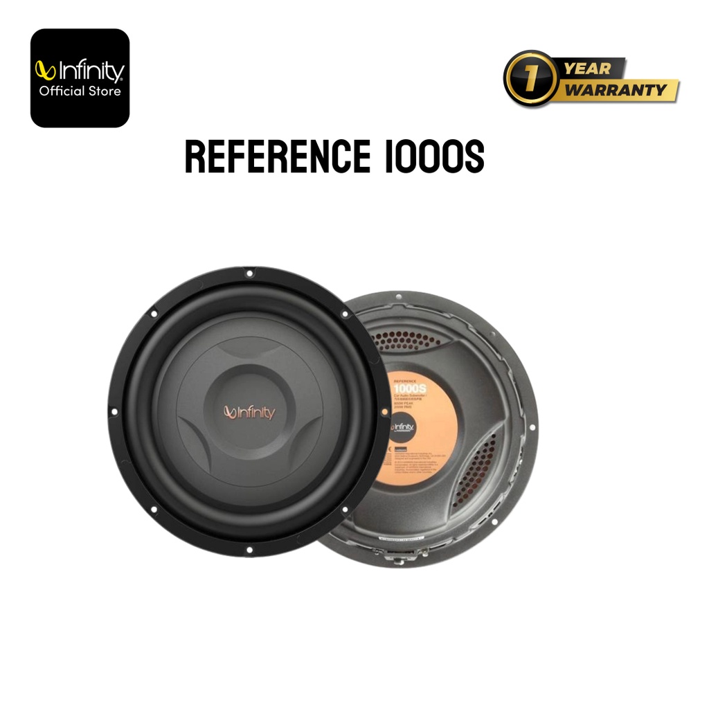 Infinity REF-1000S 10" Inch Shallow Mount Slim Type Passive Component ...