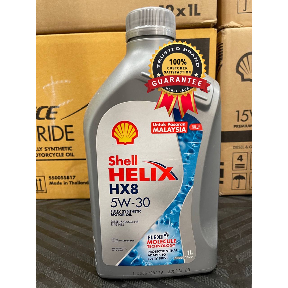 Shell Helix HX8 5W-30 Fully Synthetic Engine Oil (1L) | Shopee Malaysia