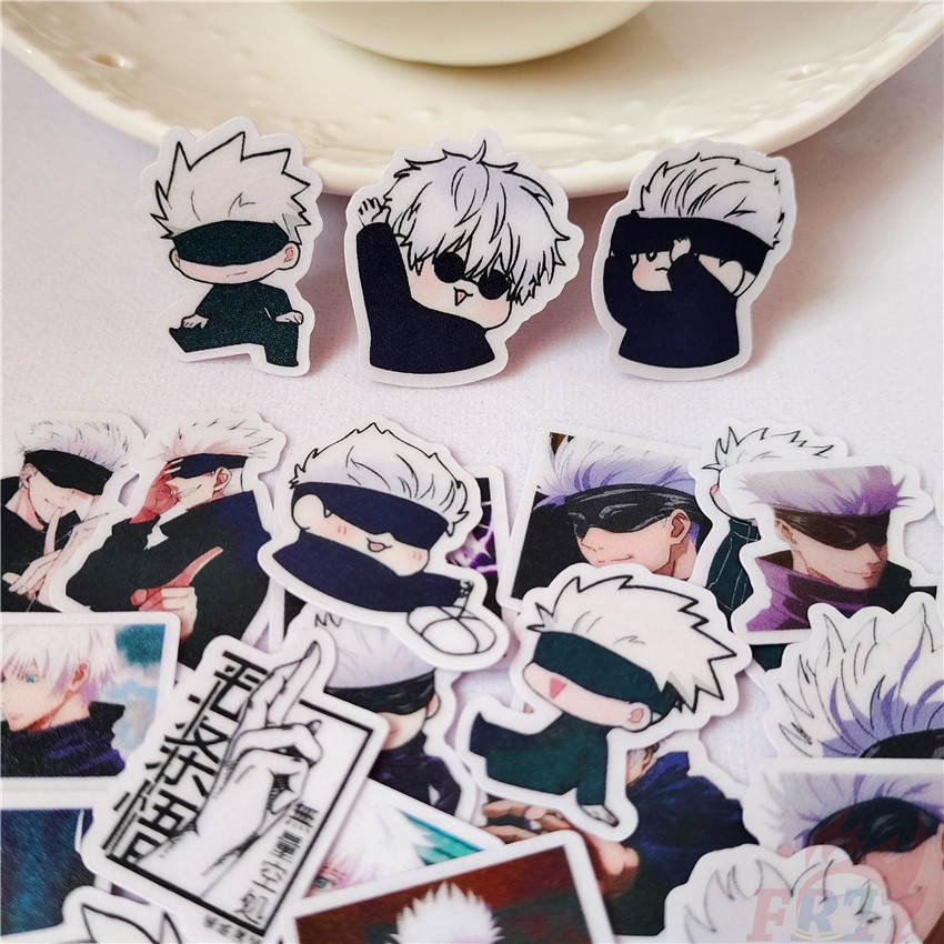Jujutsu Kaisen . Gojo Satoru Q-1 Mini Diary Manual Stickers 40Pcs/Set ...