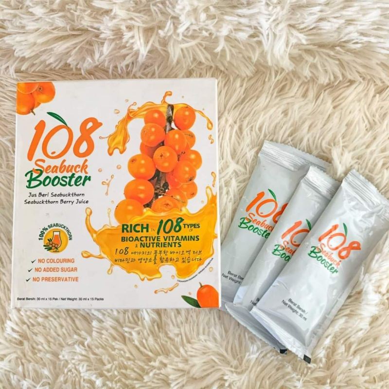 108 SEABUCK BOOSTER [ KUATKAN SISTEM IMUN BADAN] 💯ORIGINAL 🔥 HOT ...