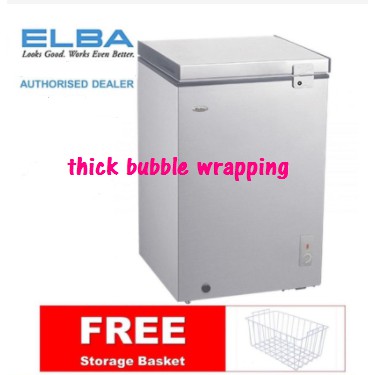 ELBA CHEST FREEZER ARTICO EFE1310(GR) 130L~PACK WITH THICK BUBBLE WRAP ...