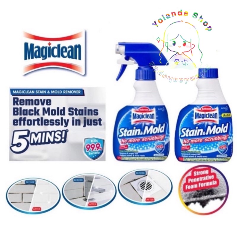 Magiclean Stain & Mold Remover-400ML | Shopee Malaysia