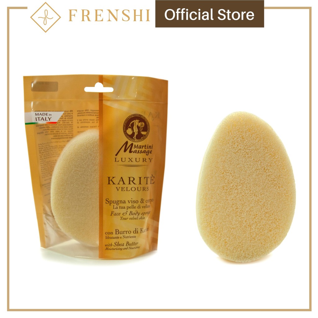 MARTINI SPA - KARITE VELOURS SPONGE - FACE & BODY ( FRENSHI ) | Shopee ...
