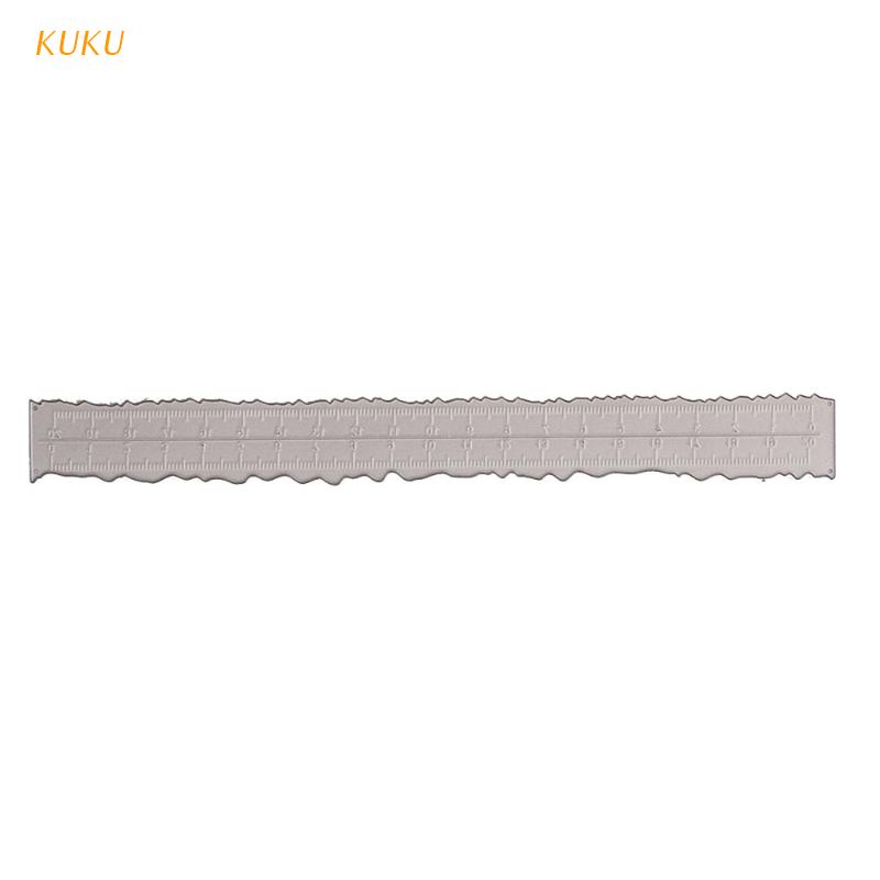 [KUKU] Ruler Metal Cutting Die Irregular Ruler Shape Aesthetic ...