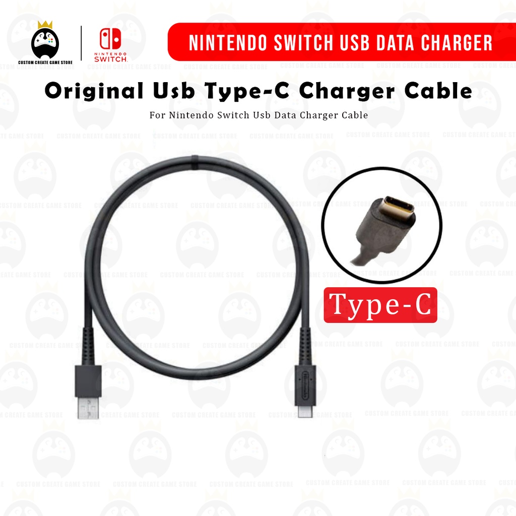 Nintendo Switch USB Type-C USB-C Data Charger Charging Cable kable ...