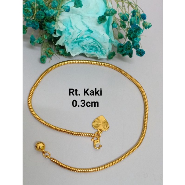 Rantai Kaki Tali Pandora Emas Korea/Anklets | Shopee Malaysia