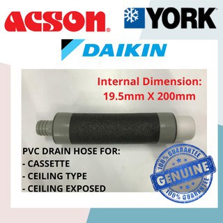 ORIGINAL DAIKIN PVC Drain Hose for Cassette / Ceiling Exposed / Ceiling ...
