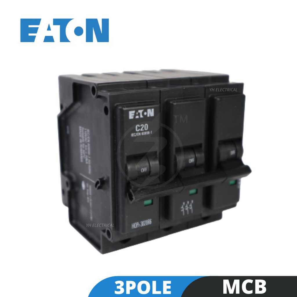 EATON MEM 20A 32A 40A 63A 3 POLE 3P MCB 6KA (PLUG IN TYPE) CIRCUIT ...
