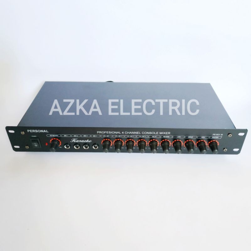 Mixer 4 Channel Plus Digital Echo And Tone Control | Shopee Malaysia