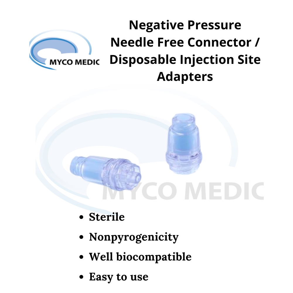 Syringe Injection Adapter | Negative Pressure Needle Free Connector ...