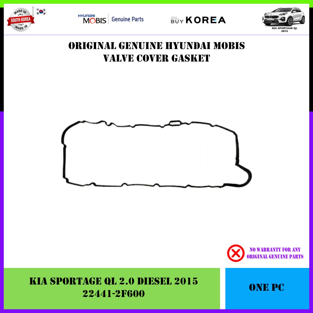 (QL-3) Kia Sportage QL 2.0 Diesel Genuine Hyundai Mobis Valve Cover ...