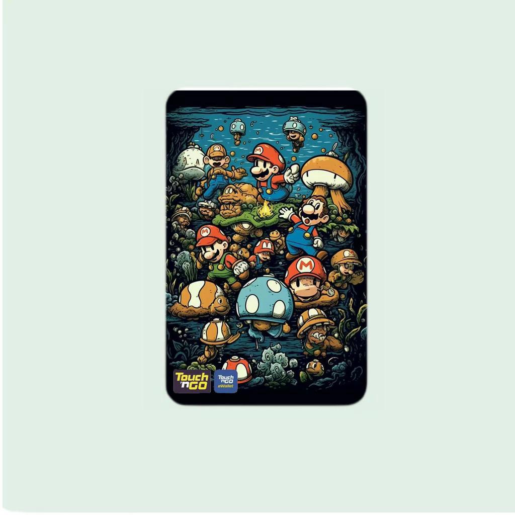 ( SUPER MARIO Series ) Touch n Go Card Sticker Cover TNG / MASTER ...