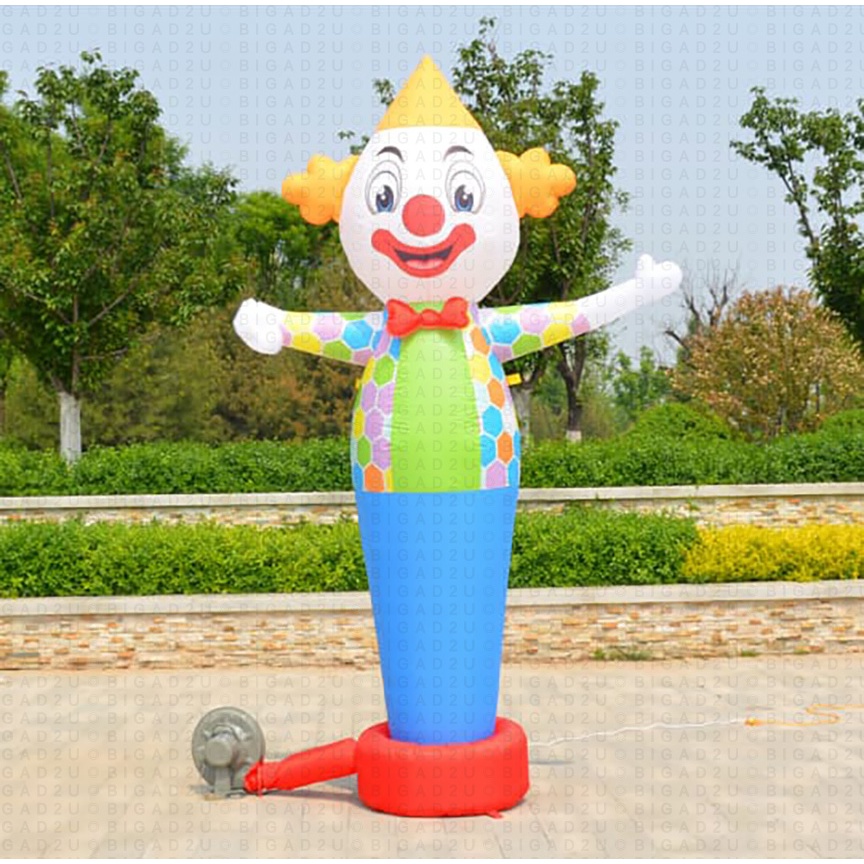 3M Height Clown Sky Dancer Hand Wave Hand Shake Welcome FULL SET *READY ...