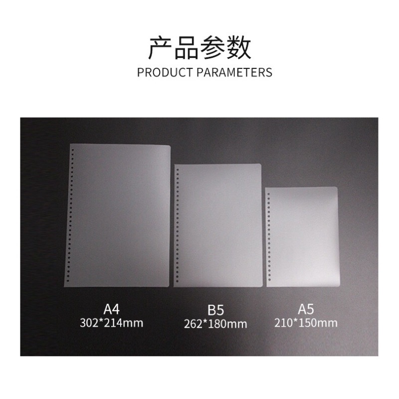 🇲🇾1pc A4/B5/A5 Matte Cover Loose-leaf Hard Cover 30 holes 26 holes 20 ...