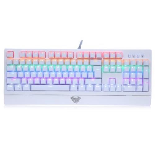 AULA 104-KEY LED BACKLIT MECHANICAL GAMING KEYBOARD (WHITE) | Shopee ...