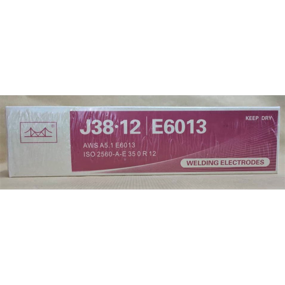 GOLDEN BRIDGE. J38-12 E6013. 12g X 2.5kg Welding Rod. 2.5MM. Welding Electrodes. | Shopee Malaysia