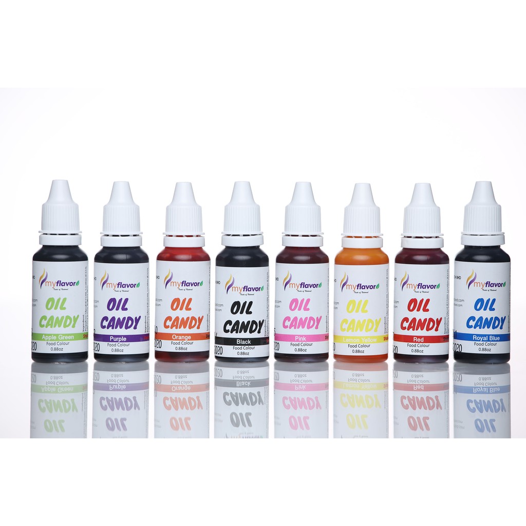 Set of 9 My Flavor Oil Candy (Chocolate) Colors, 25g each | Shopee Malaysia